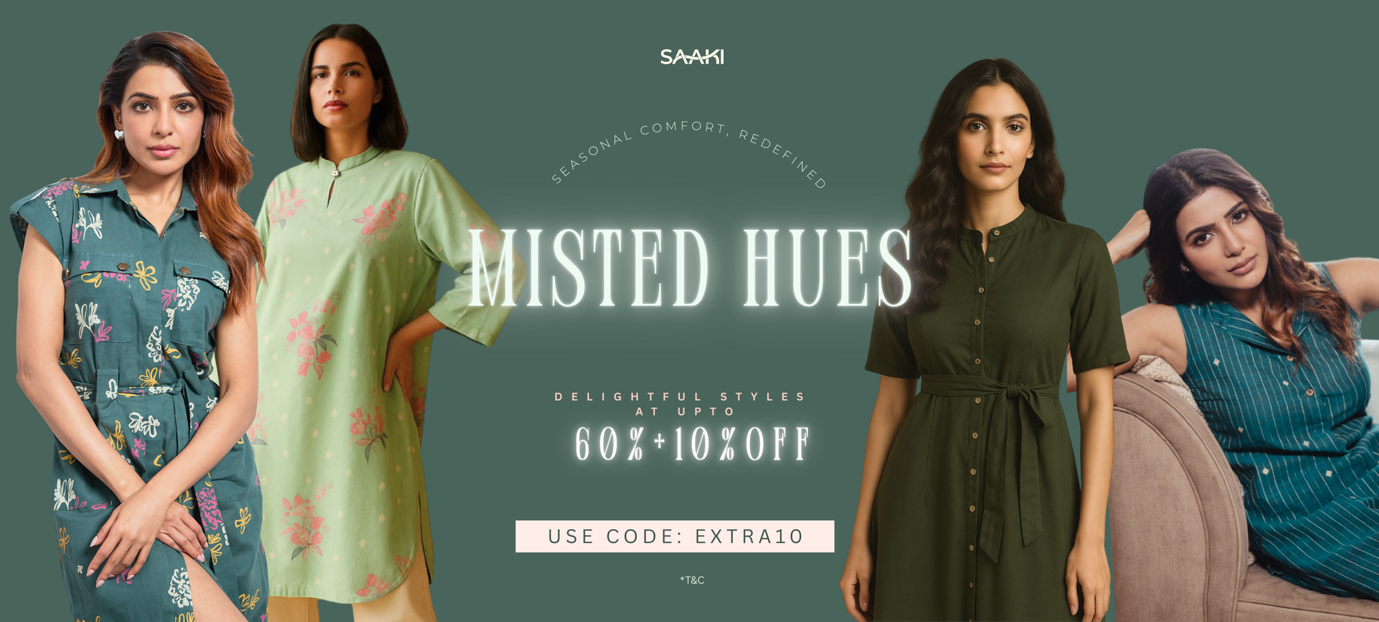 Saaki | Women's Clothing Brand co-created with Samantha Ruth Prabhu